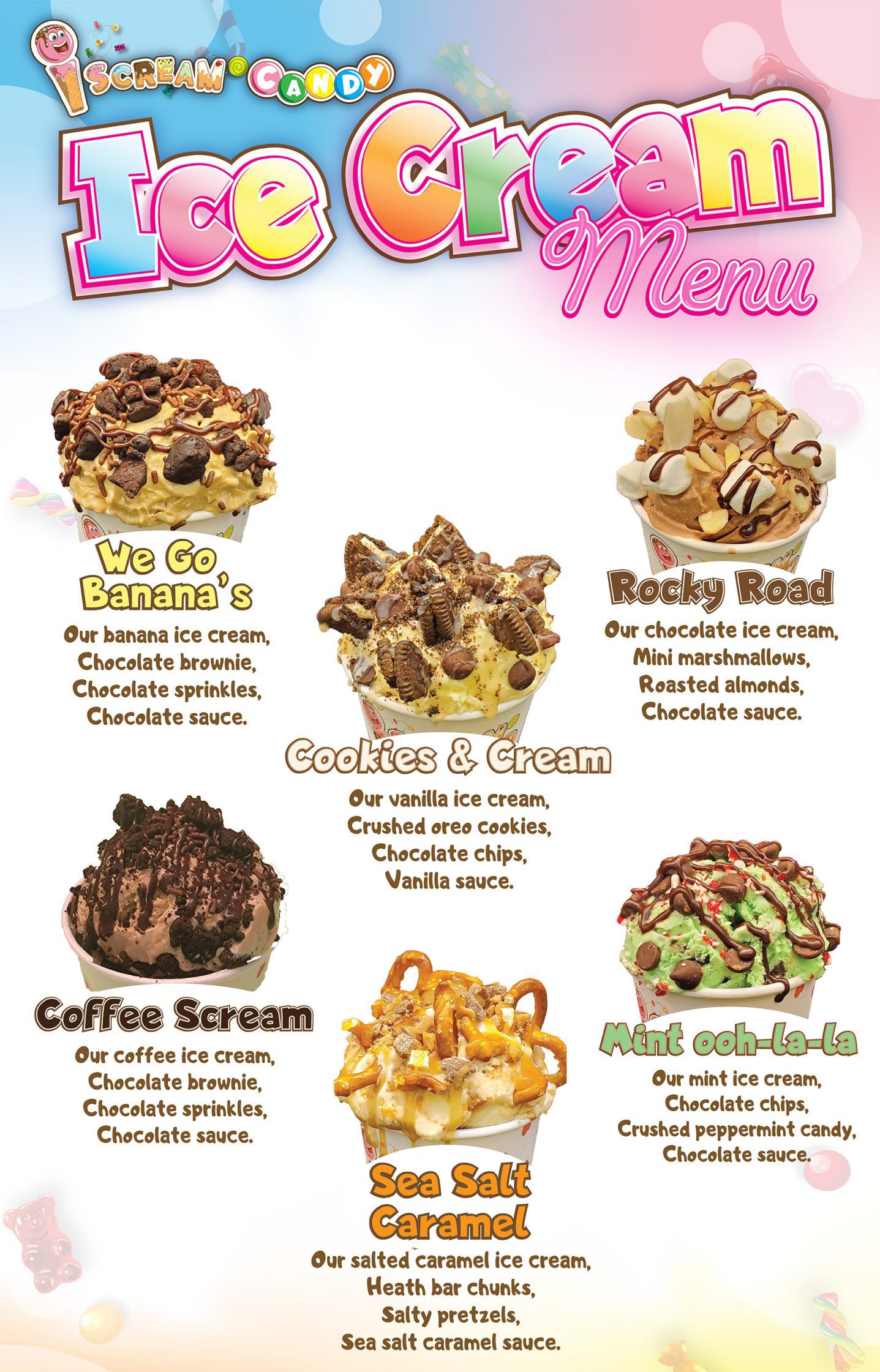 Ice Cream Menu - Milkshakes, Ice Cream Cones, Rolled Ice Cream & More ...